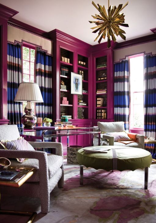 Pink Library - pinterest - Splendid Habitat